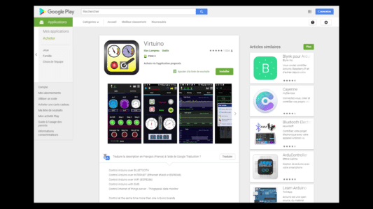 [6/50] Rover Arduino piloté par Bluetooth sur Android avec Virtuino
