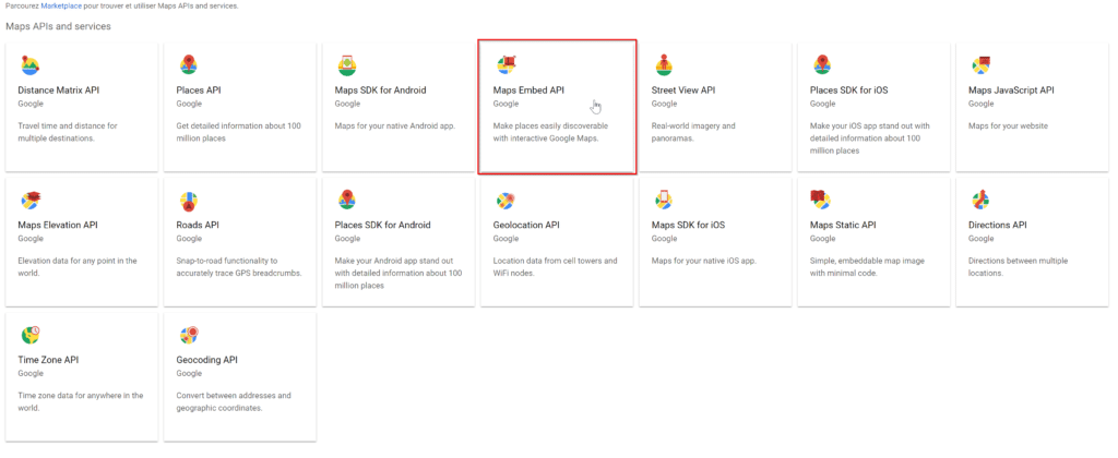 Google Cloud Platform-Maps-API - BenTeK.fr